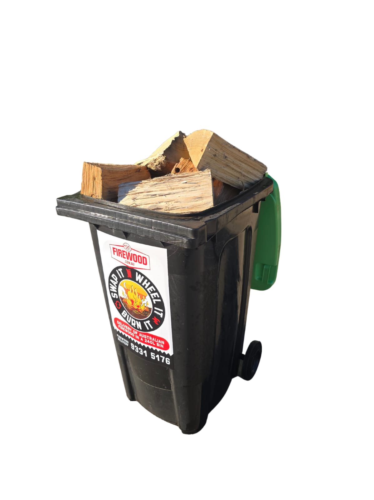 Wheelie Bin - Double Split Hardwood – The Green Centre